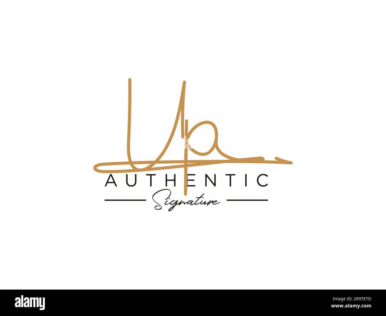 UP Signature Logo Template Vector Stock Vector Image & Art - Alamy