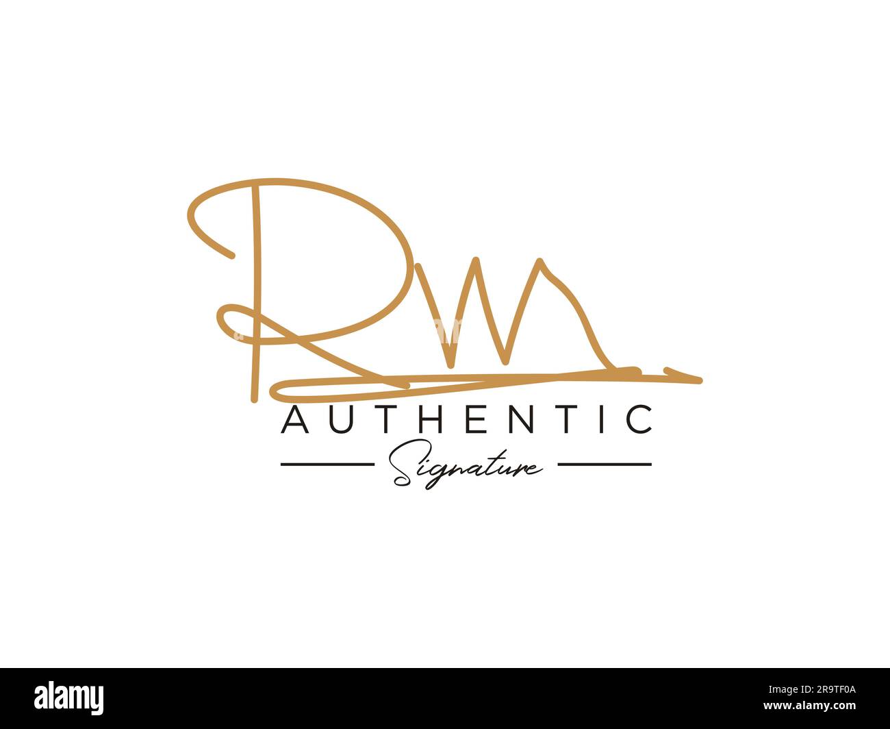 Letter rw vector vectors hi-res stock photography and images - Alamy