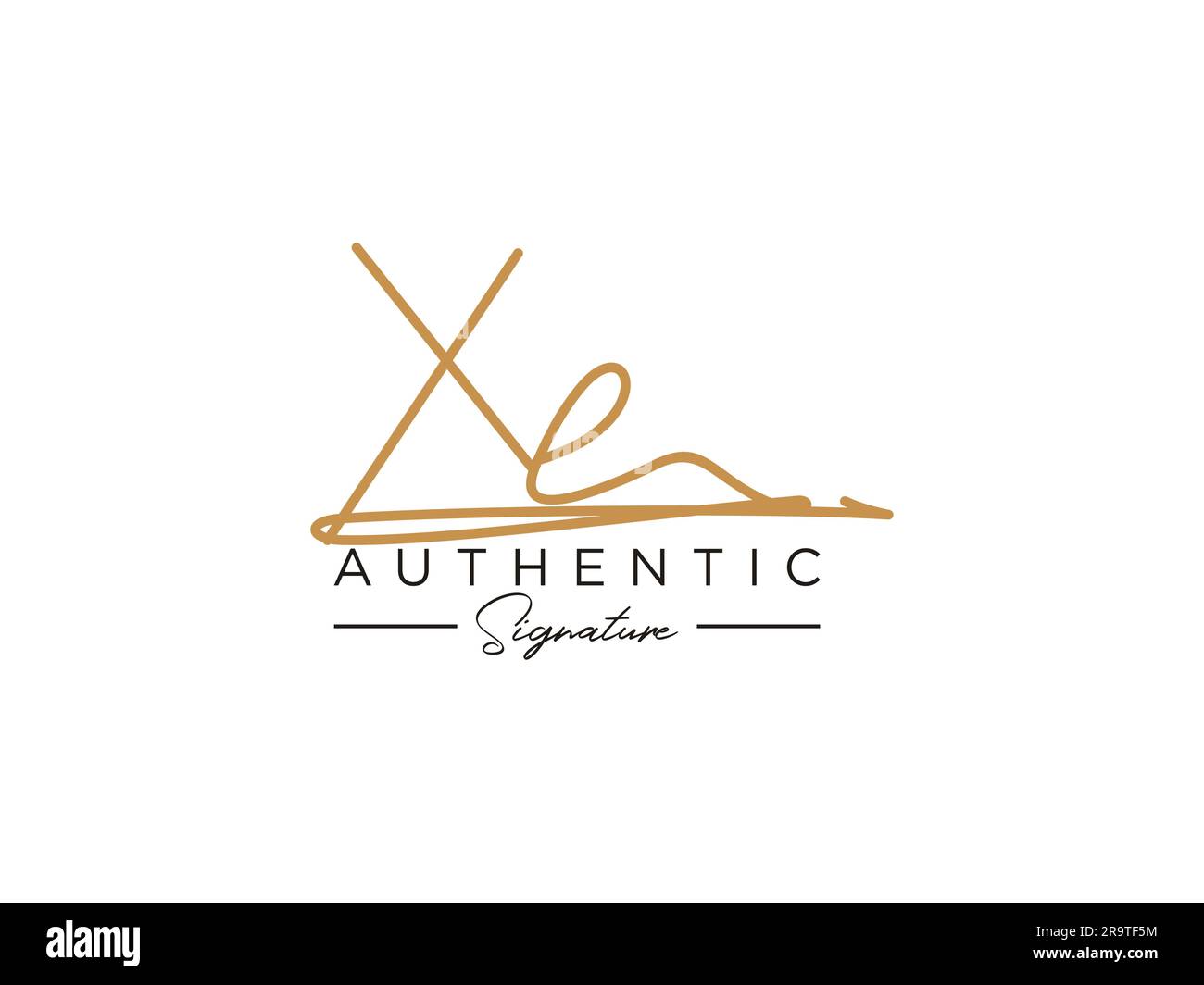 XE Signature Logo Template Vector Stock Vector Image & Art - Alamy