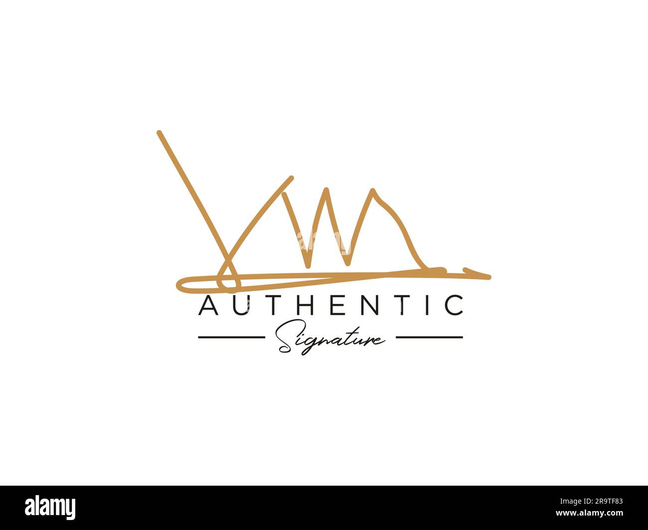 VW Signature Logo Template Vector Stock Vector Image & Art - Alamy