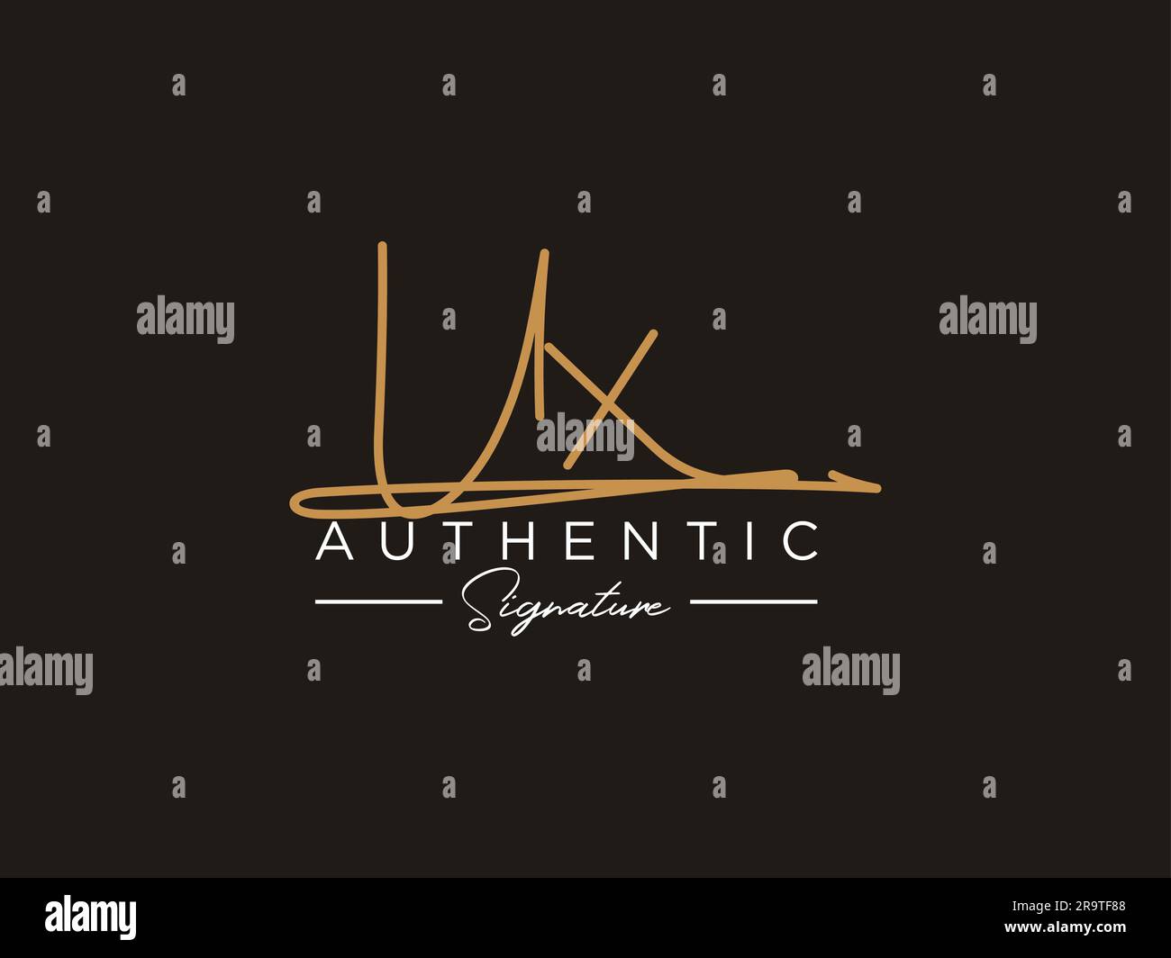 Letter ux logo Stock Vector Images - Alamy