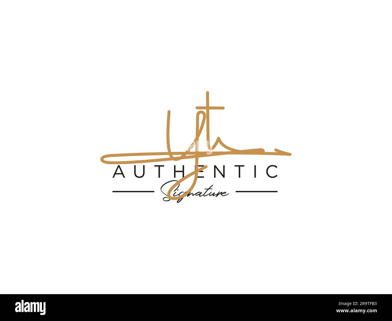 YT Signature Logo Template Vector Stock Vector Image & Art - Alamy