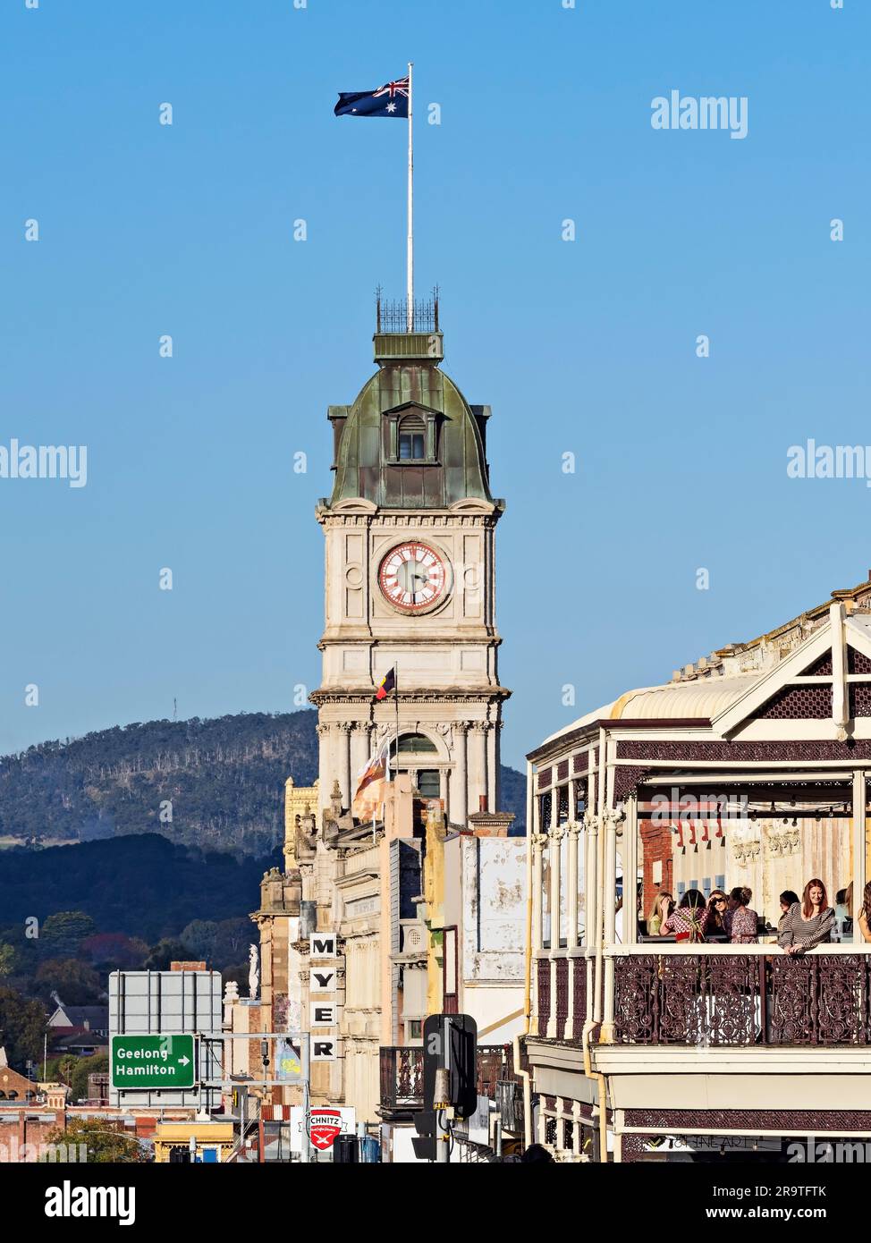 Ballarat Australia / The view down Sturt Street, Ballarat's main street ...