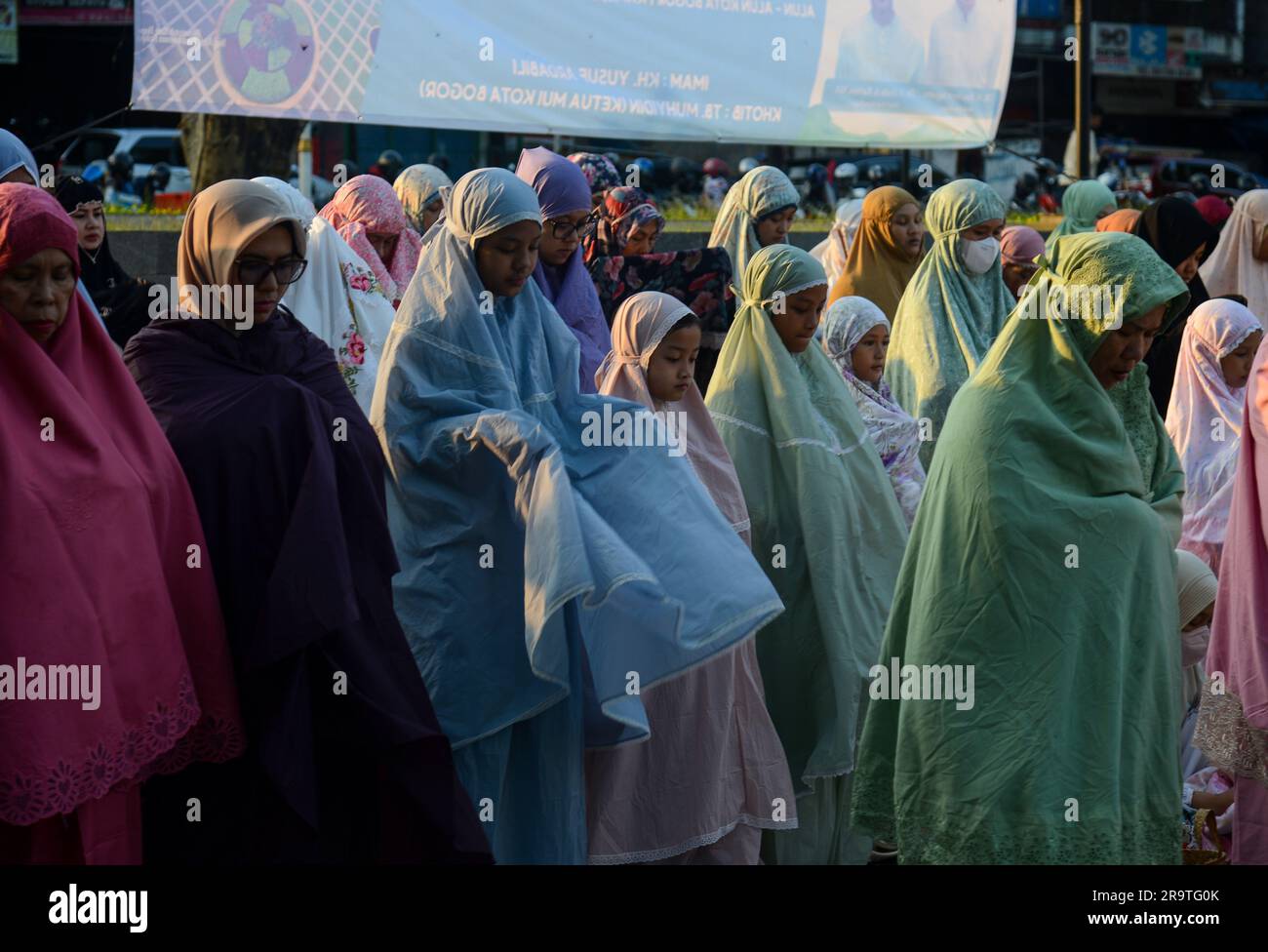 Bogor, West Java, Indonesia. 29th June, 2023. Muslims perform Eid Al ...