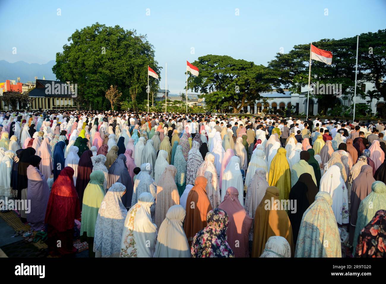 Bogor, West Java, Indonesia. 29th June, 2023. Muslims perform Eid Al ...