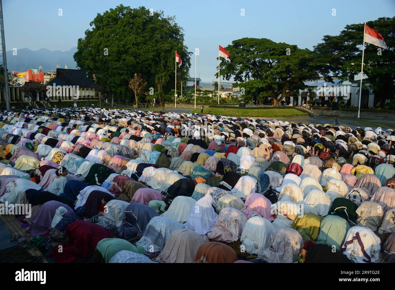 Bogor, West Java, Indonesia. 29th June, 2023. Muslims perform Eid Al ...