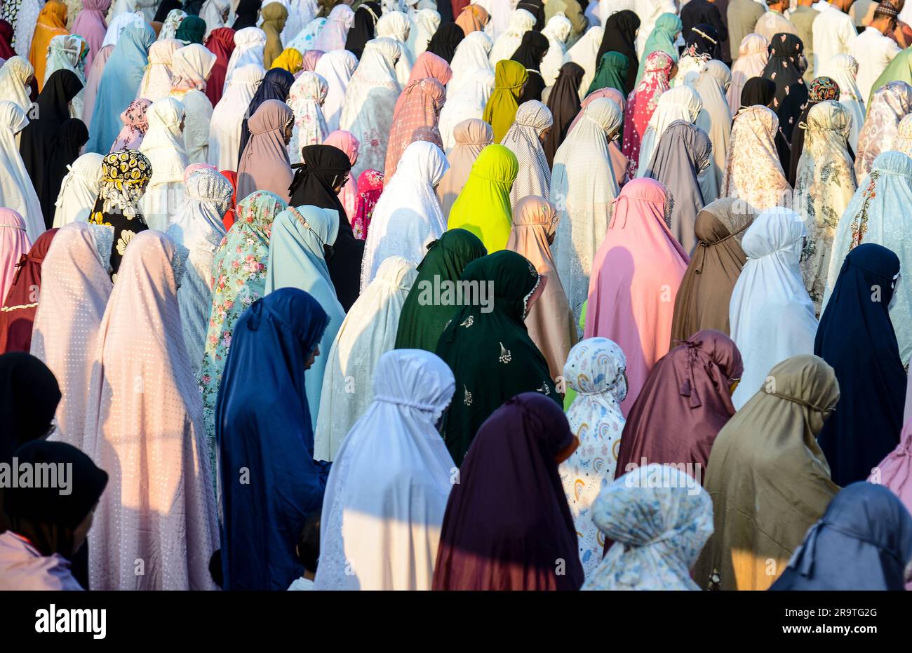 Bogor, West Java, Indonesia. 29th June, 2023. Muslims perform Eid Al ...