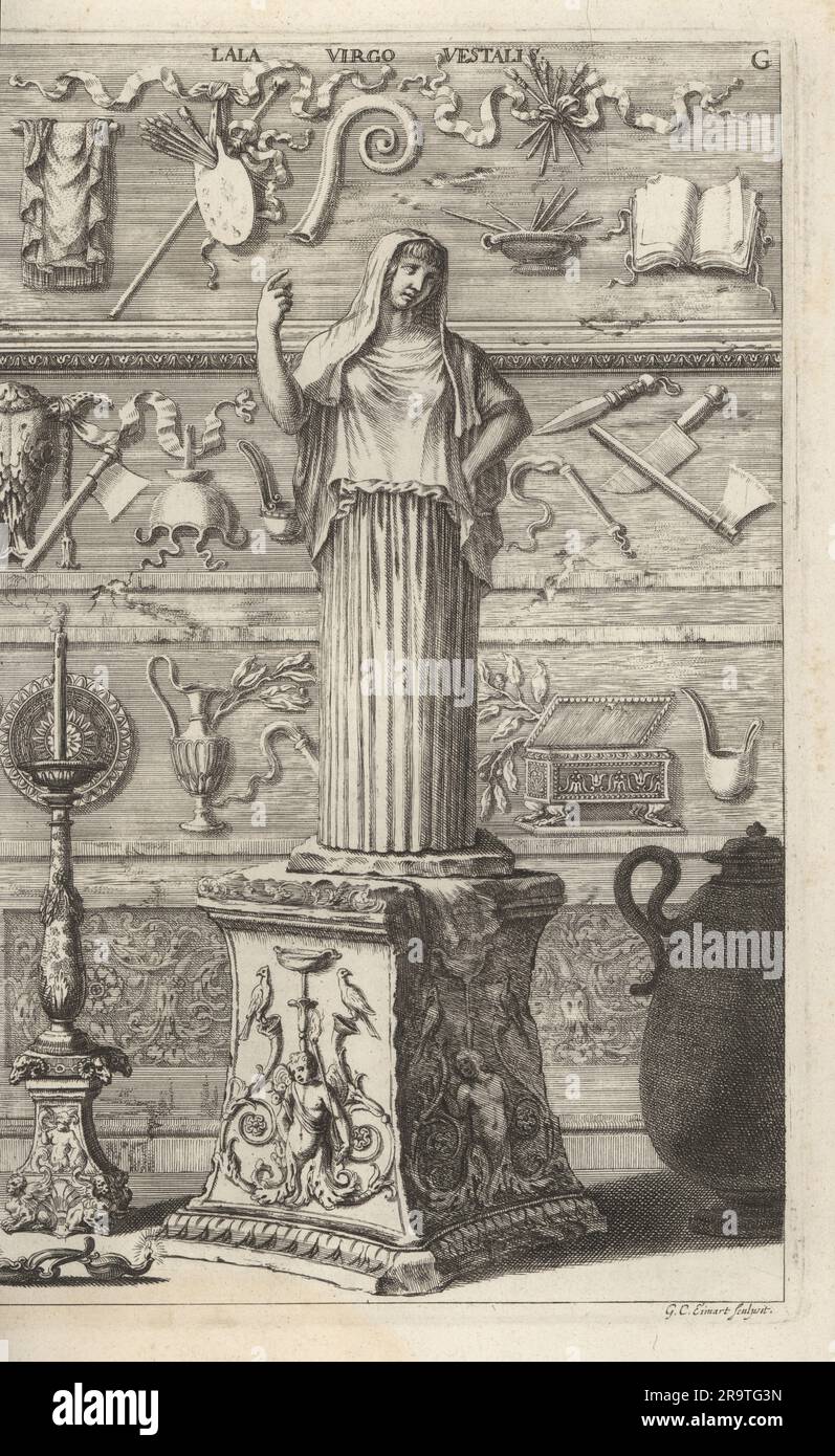Greek Goddess Hestia Statuedrawing