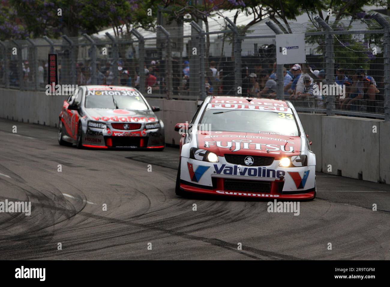 The V8 SuperCar Championship Race at the Sydney Telstra 500 held at ...