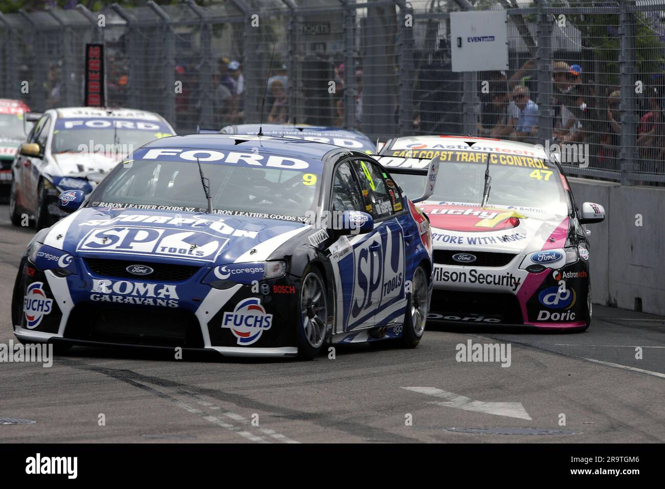 The V8 SuperCar Championship Race at the Sydney Telstra 500 held at ...