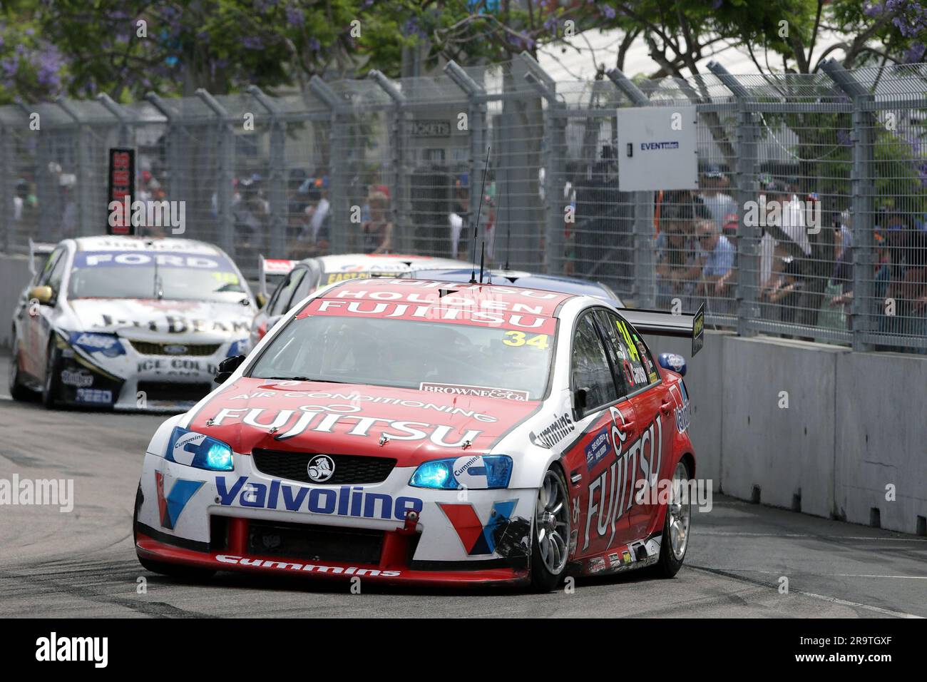 The V8 SuperCar Championship Race at the Sydney Telstra 500 held at ...
