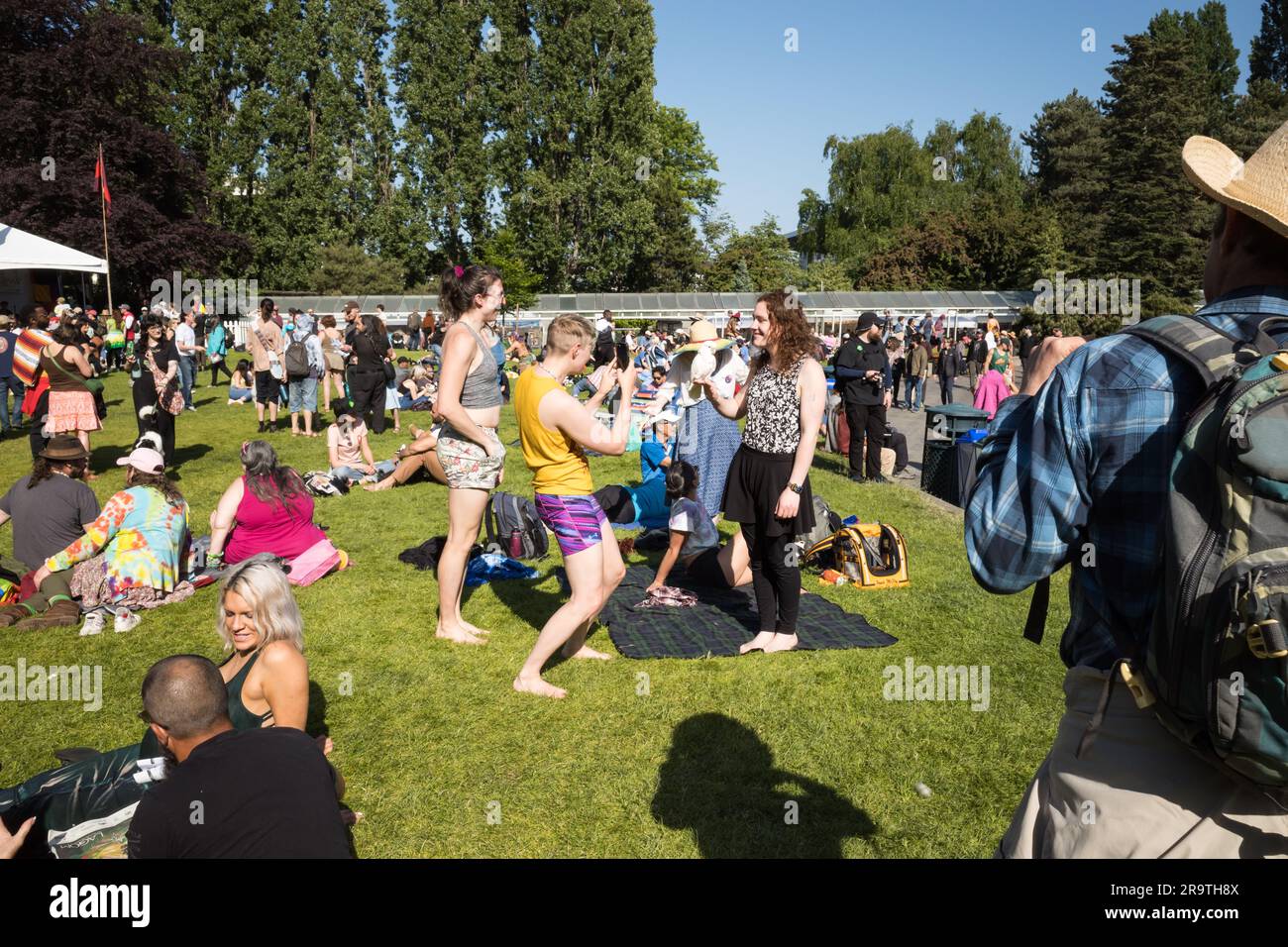 Seattle, USA. 28th May, 2023. The Folklife festival at the Seattle ...