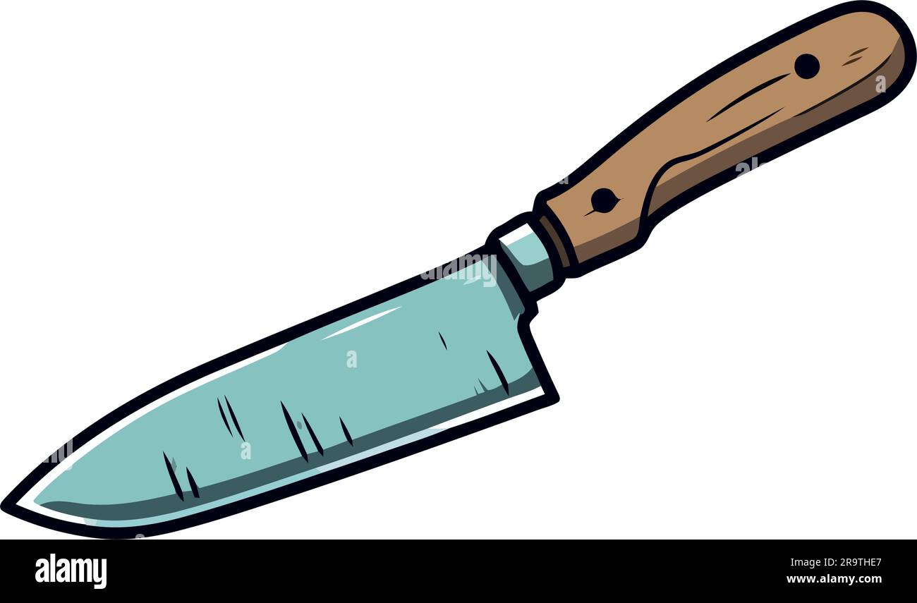 Sharp steel blade, handle with care Stock Vector Image & Art - Alamy