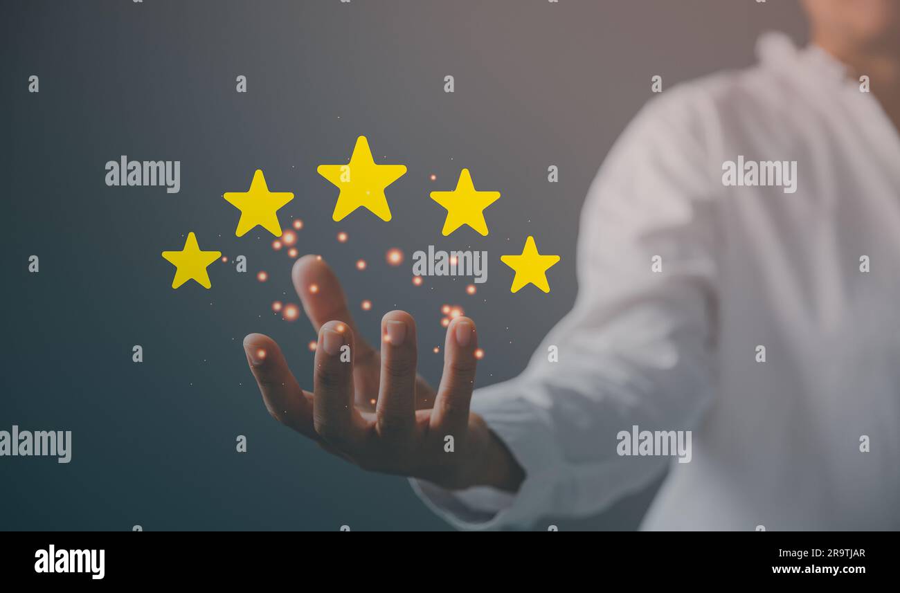 Business are holding five stars, raising their rank or raising the ...