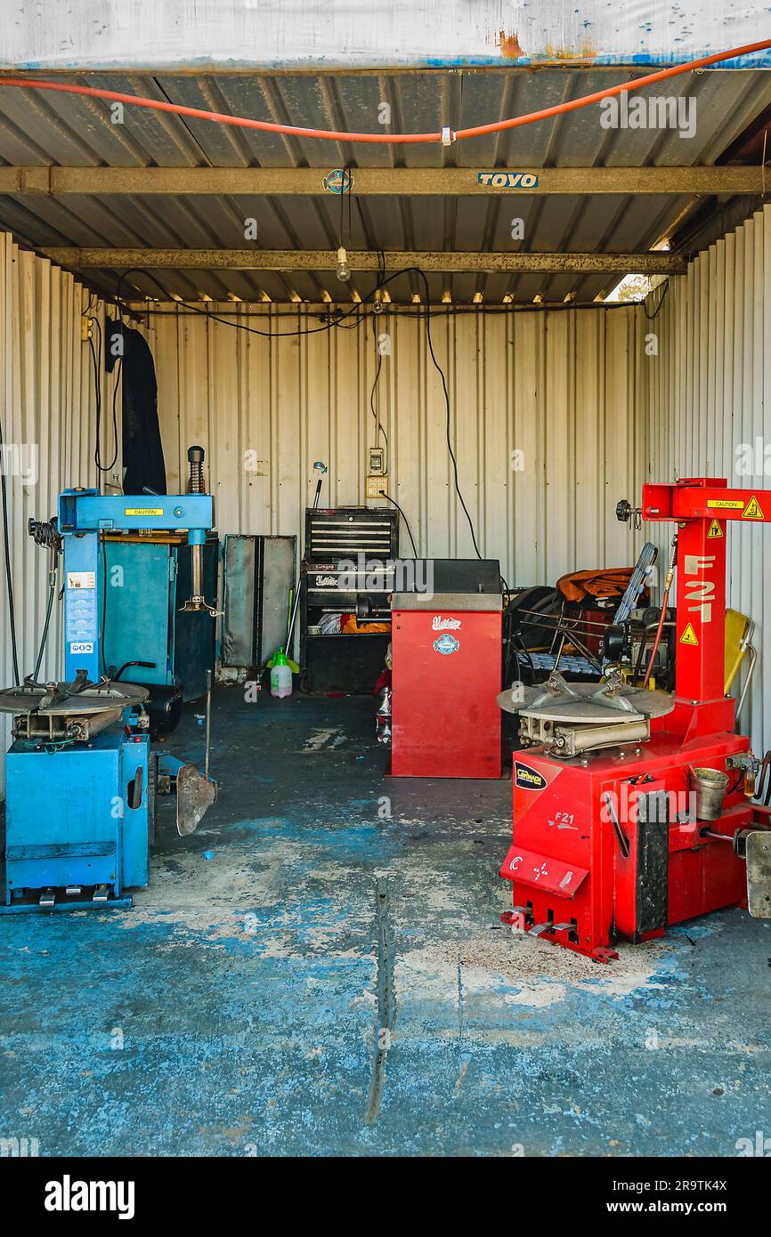 Empty Mechanic Garage