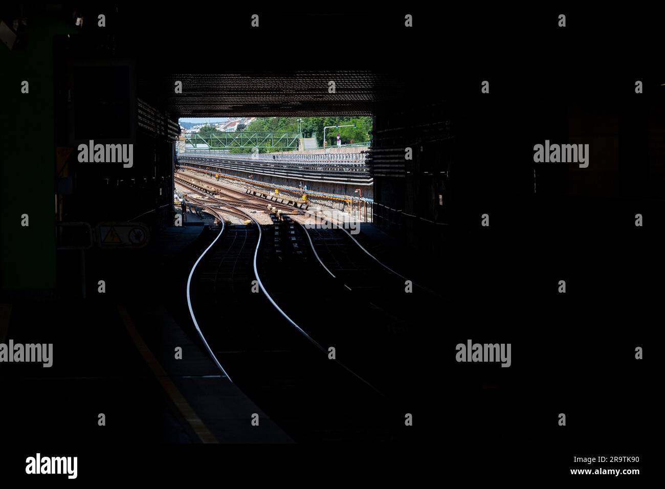 Exit from the subway hi-res stock photography and images - Alamy