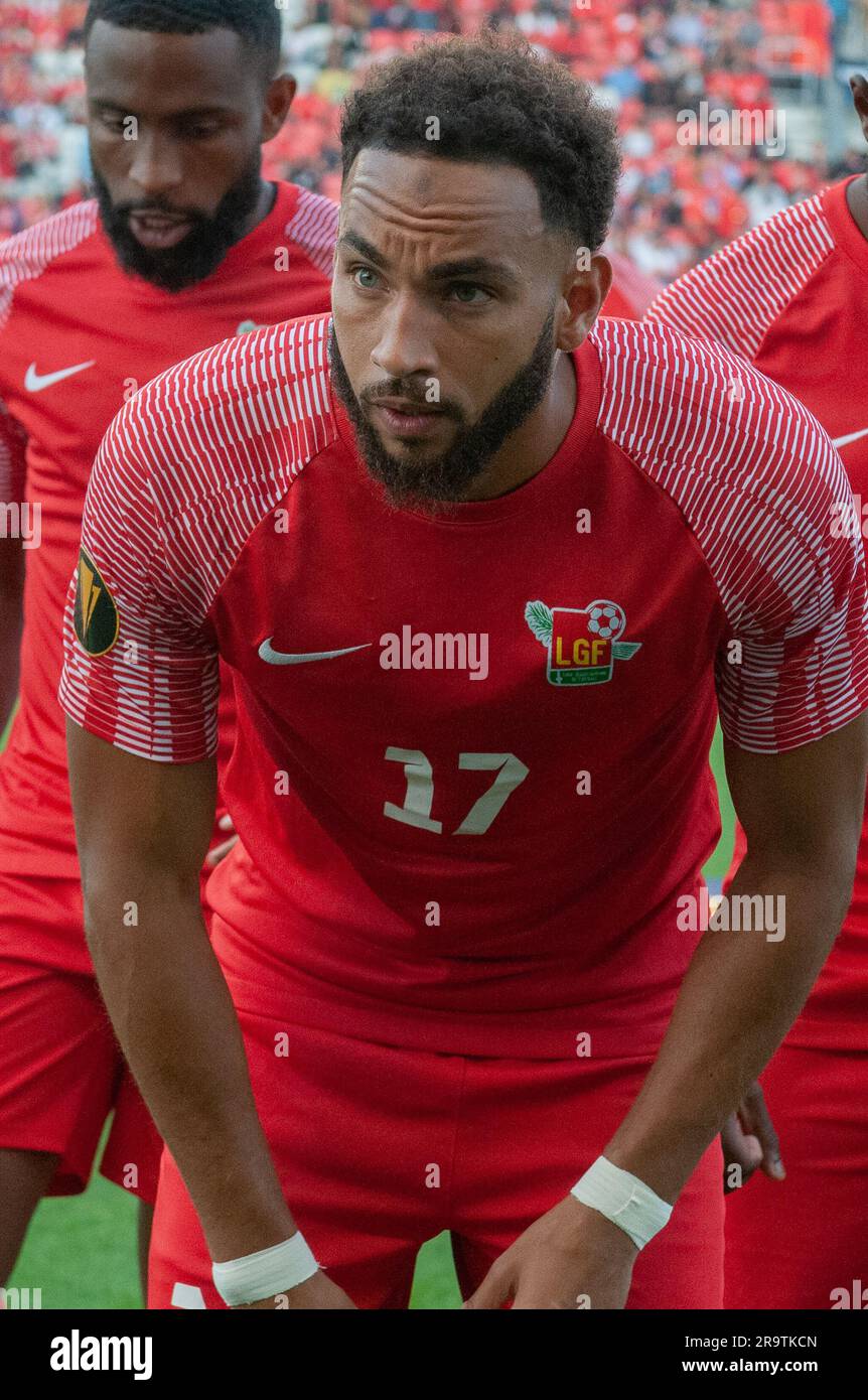 Toronto, ON, Canada - June 27, 2023: Anthony Baron (#17) during the ...