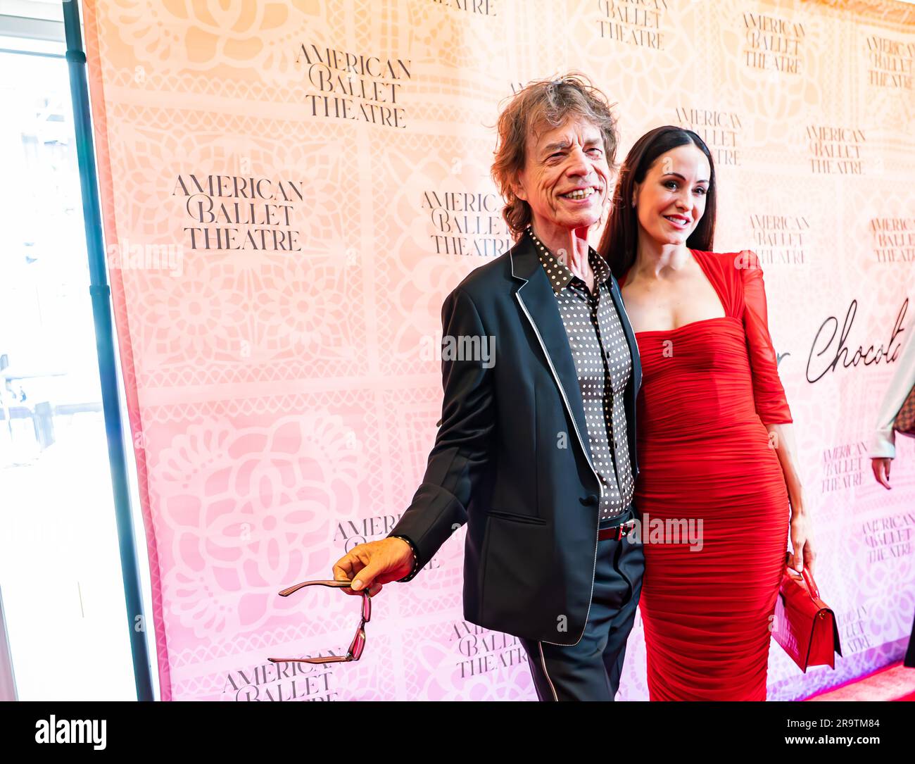 Lincoln Center, NYC - June 22, 2023: Mick Jagger and his girlfriend ...