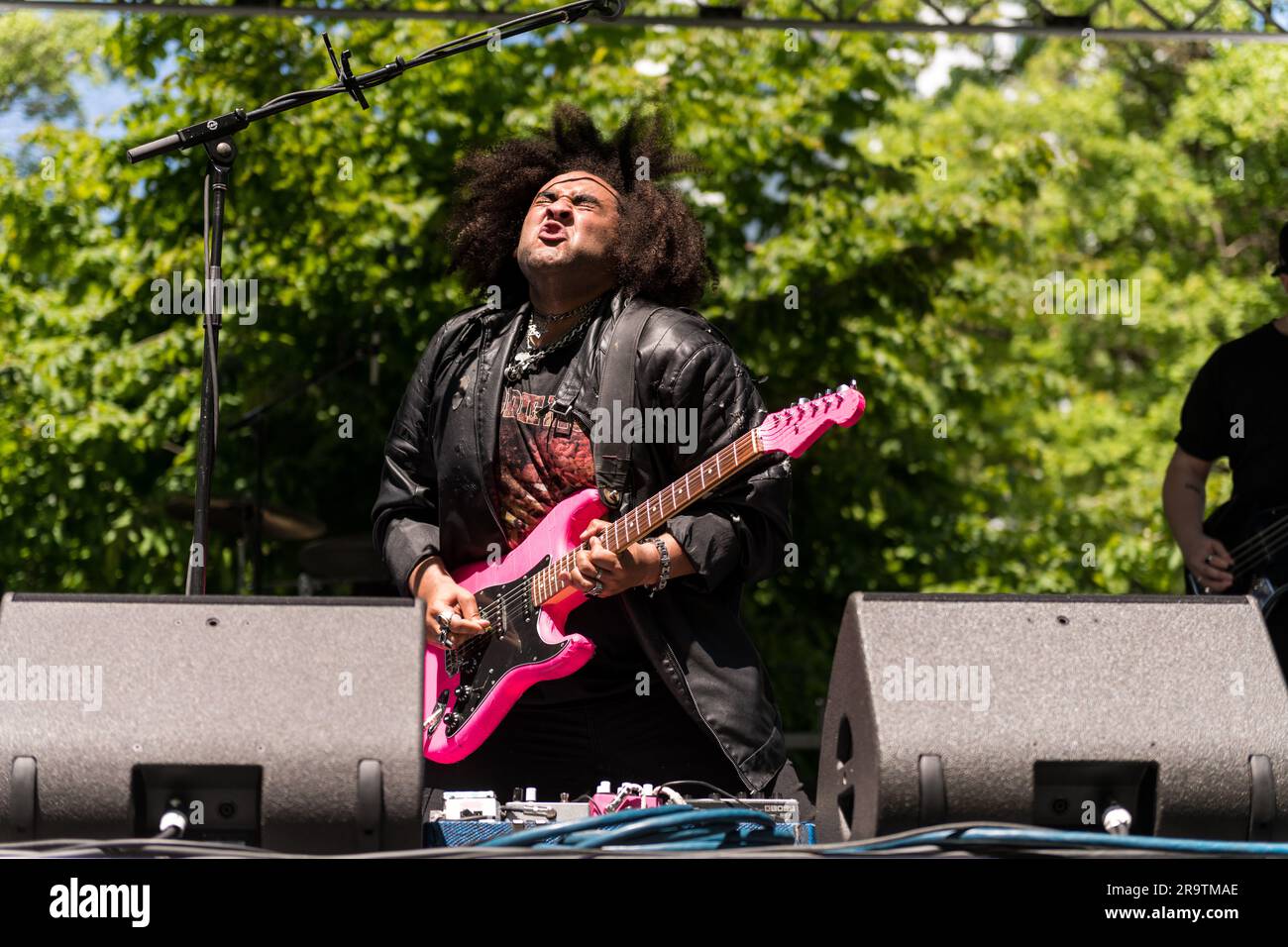 Seattle, USA. 20 May, 2023. Seattle band King Youngblood playing at a ...