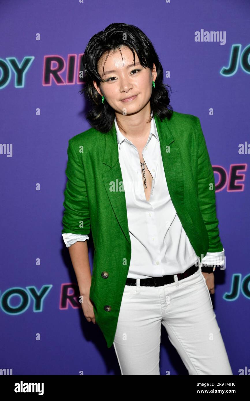 Celia Au attends the special screening of "Joy Ride" at Metrograph on ...