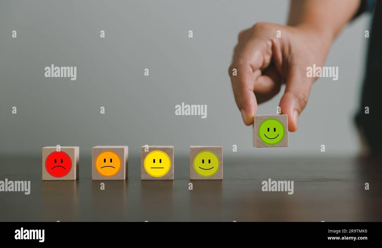 Satisfaction survey concept. Customer services best excellent business ...