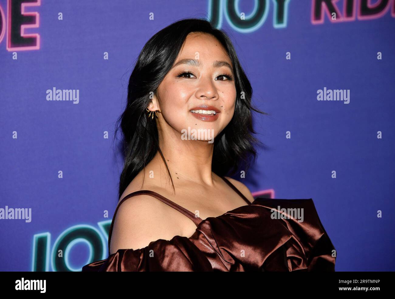 Stephanie Hsu attends the special screening of "Joy Ride" at Metrograph ...