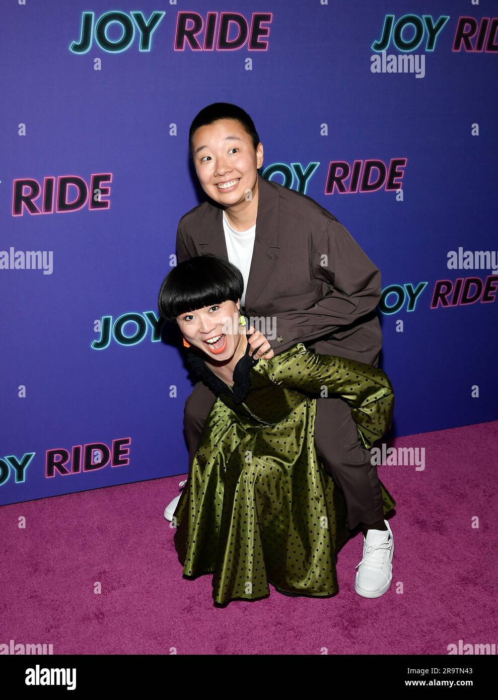 Atsuko Okatsuka, left, and Sabrina Wu attend the special screening of ...