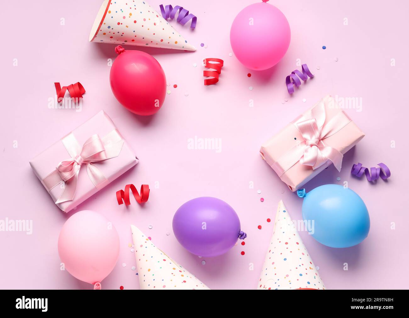 Birthday party frame made accessories hi-res stock photography and ...