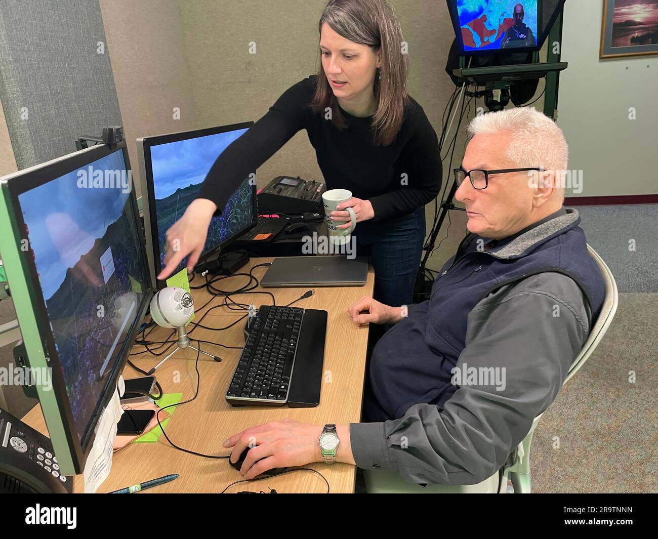 Carrie Haisley, chief of emergency services and the multimedia branch ...