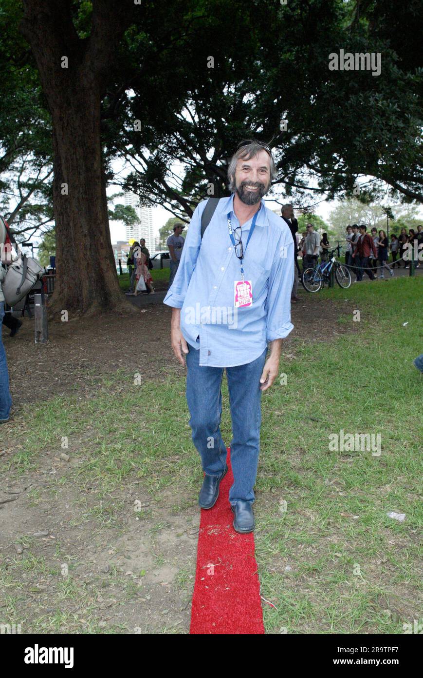 Patrick Riviere on the red carpet The Sony Tropfest, the world's largest short film festival ...