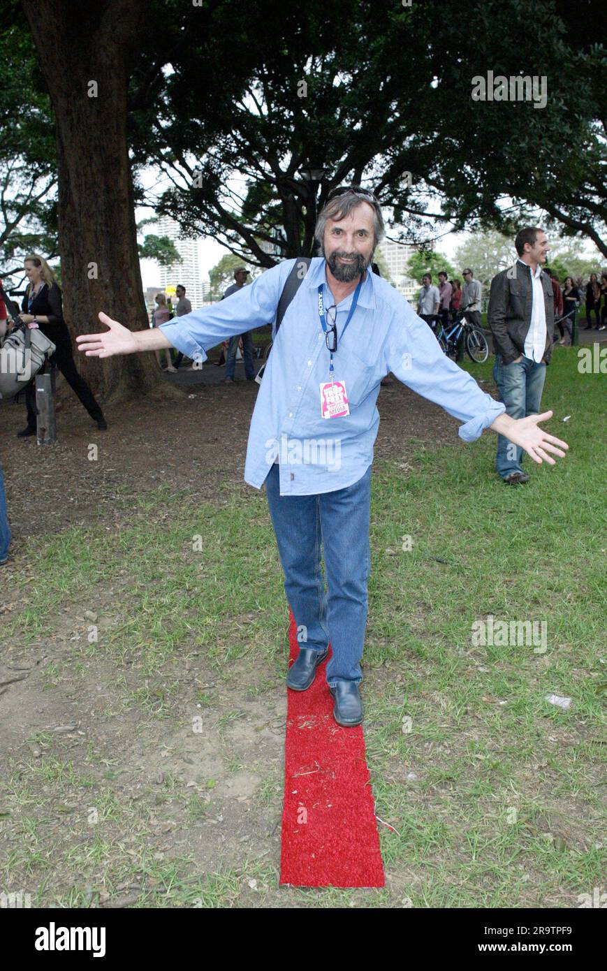 Patrick Riviere on the red carpet The Sony Tropfest, the world's largest short film festival ...