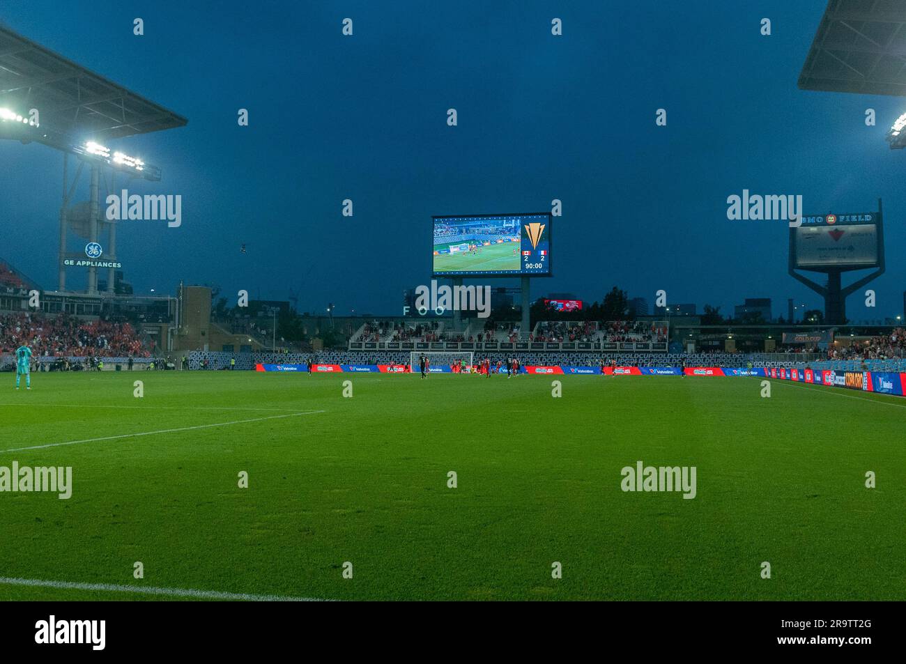 Toronto, ON, Canada - June 27, 2023: View at BMO Field stadium during ...