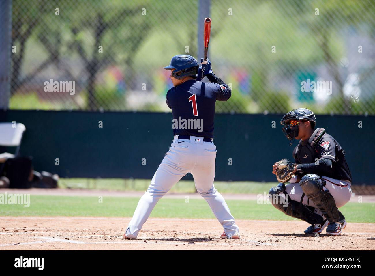 Wilmer Hernandez (1) of the ACL Guardians during an Arizona Complex ...