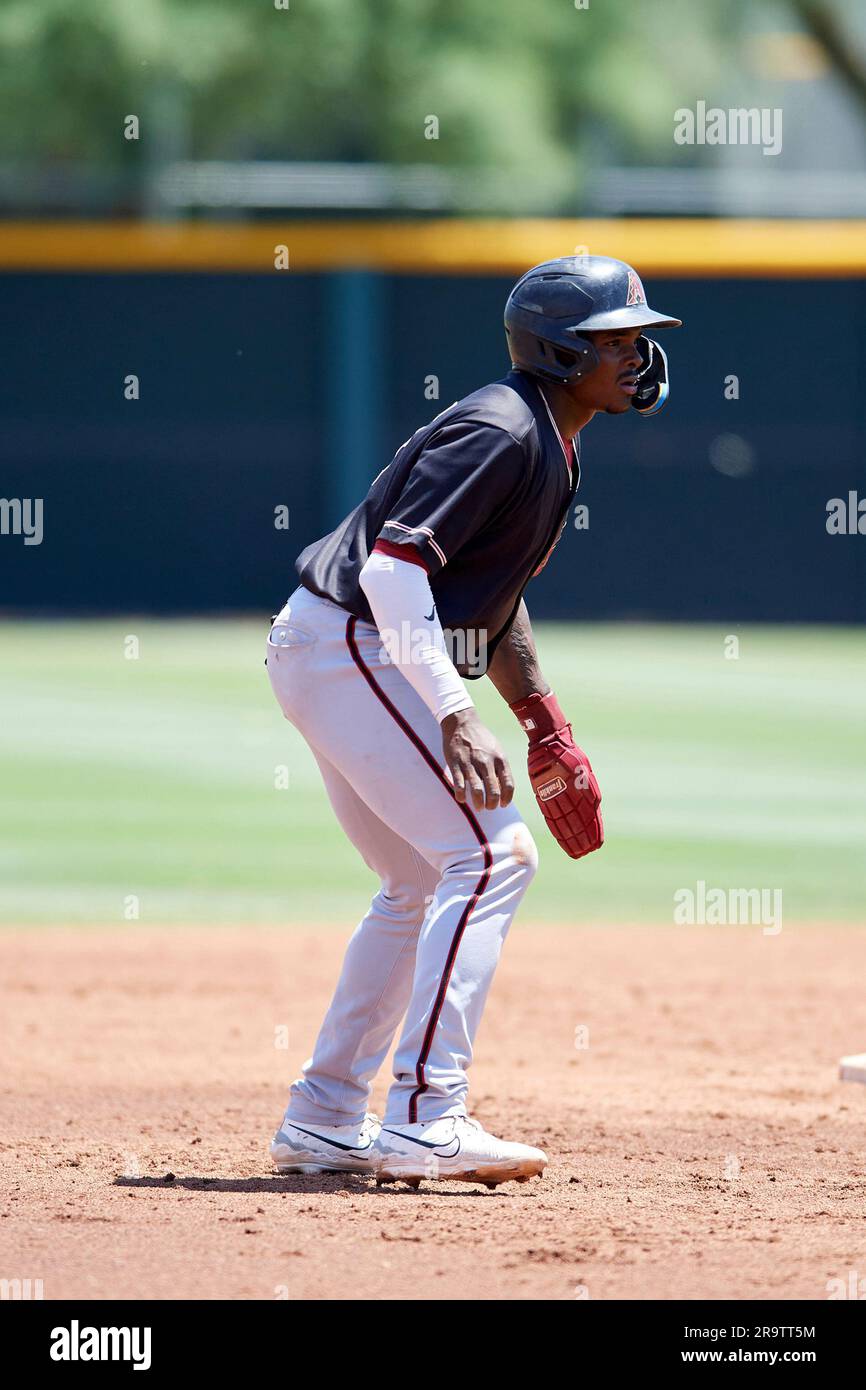 Ruben Santana (14) of the ACL Diamondbacks Black during an Arizona ...