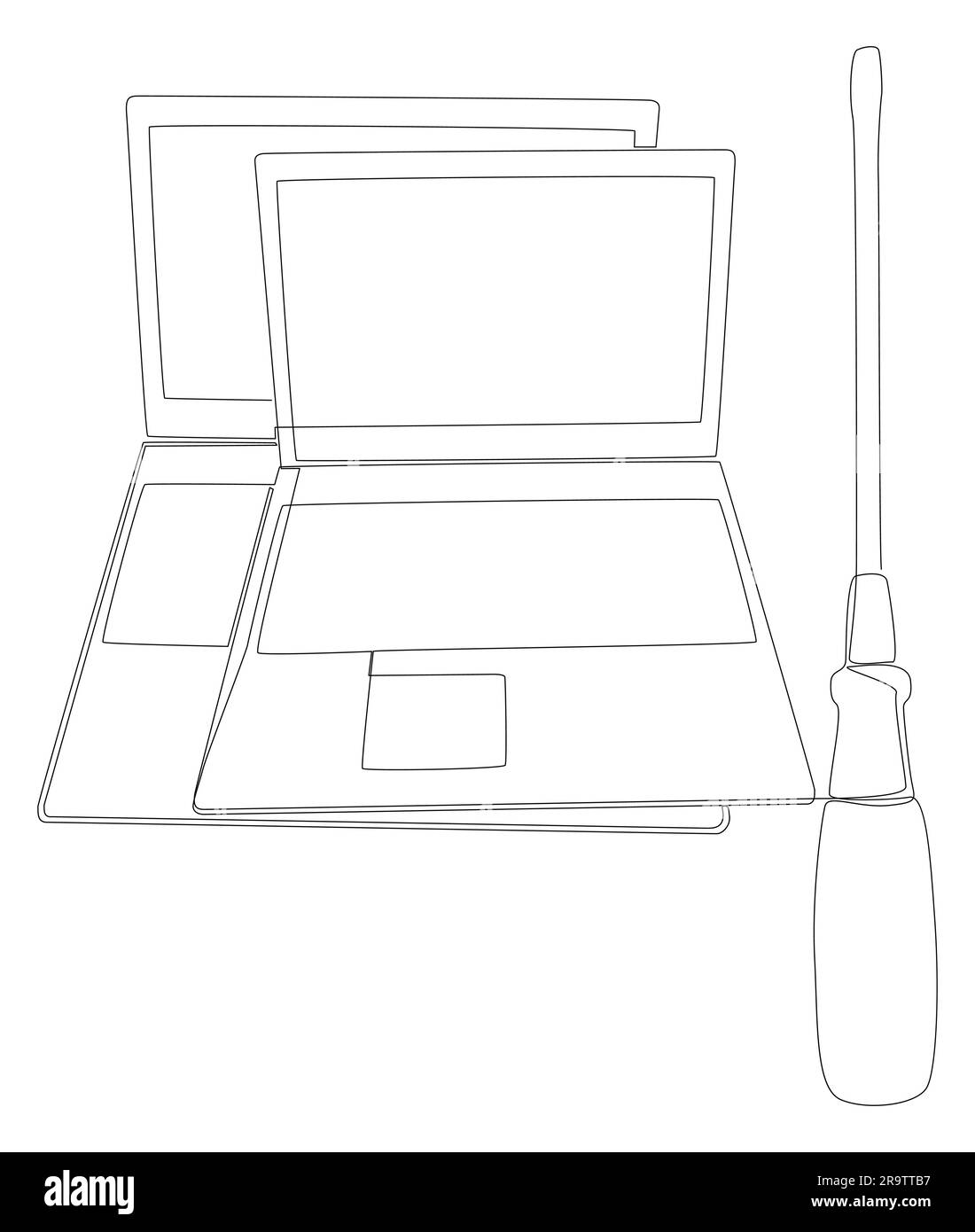 Diy laptop Stock Vector Images - Alamy