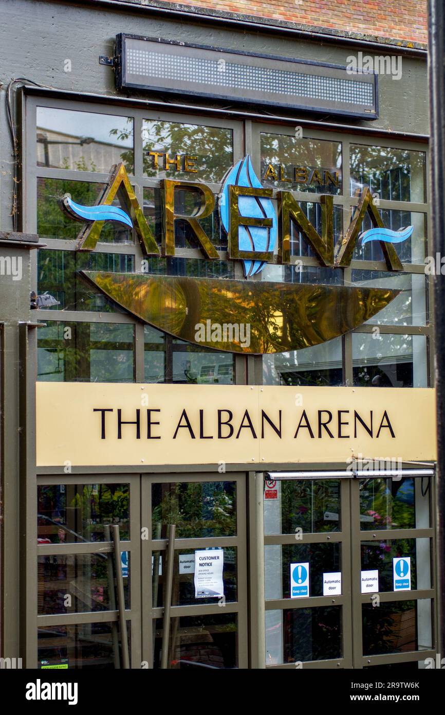 The Alban Arena, St.Albans, Hertfordshire, England, UK Stock Photo - Alamy