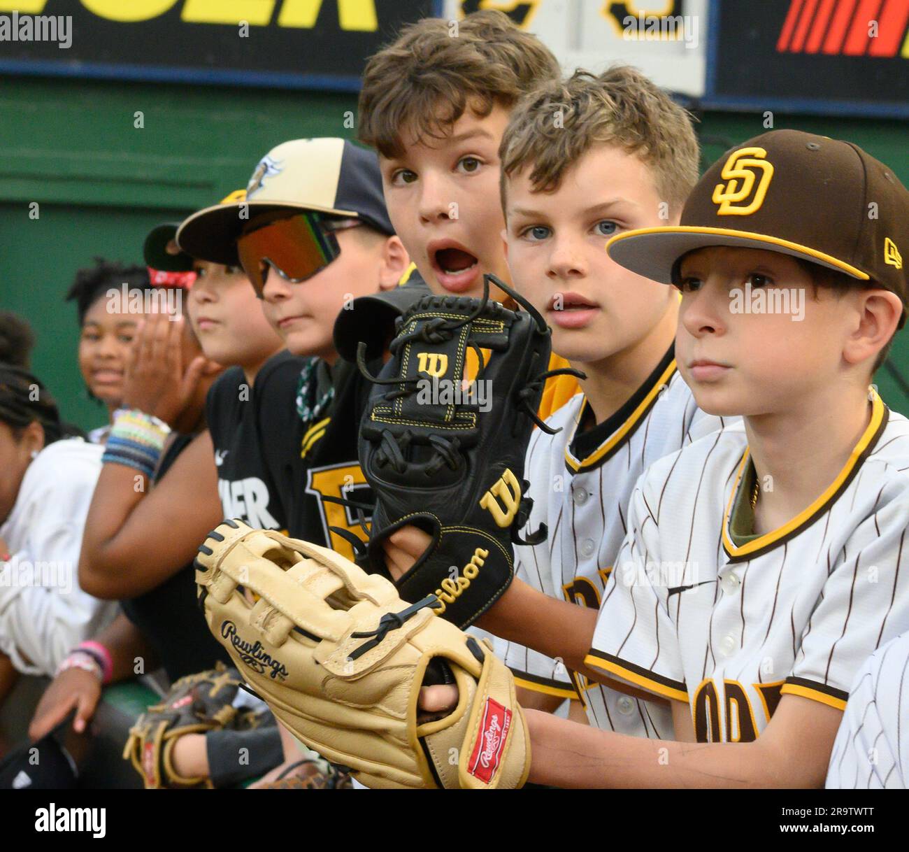 Pittsburgh, United States. 28th June, 2023. Young Padres and Pirates ...