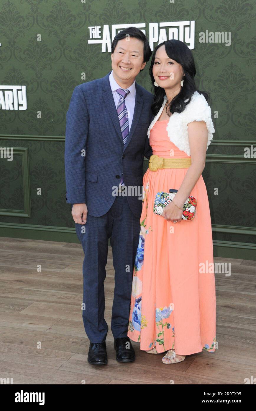 Los Angeles, CA. 28th June, 2023. Ken Jeong, Tran Jeong at arrivals for ...