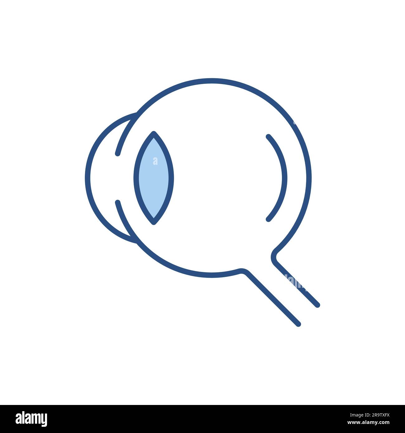 Eye Related Vector Icon. Eye sign. Isolated on White Background Stock ...