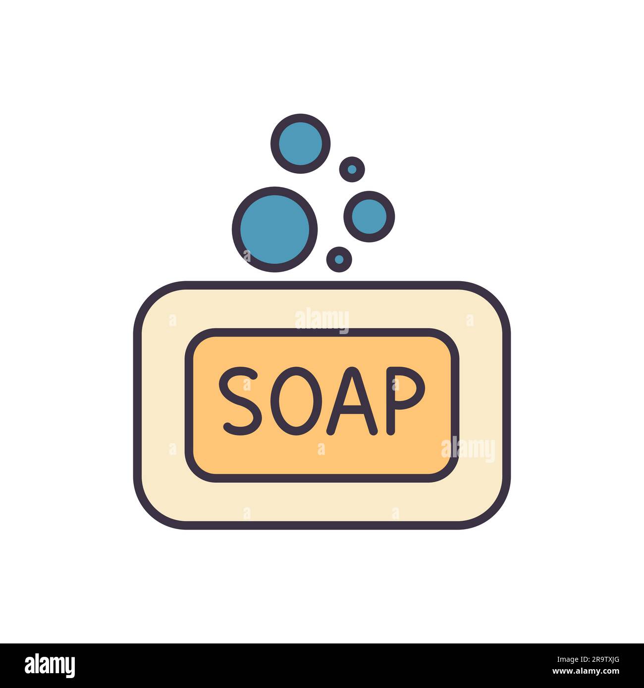 Soap related vector icon. Soap sign. Isolated on white background ...