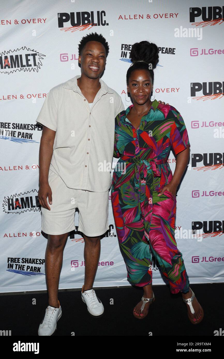 New York, NY, USA. 28th June, 2023. Corey Hawkins, Teyonah Parris in ...