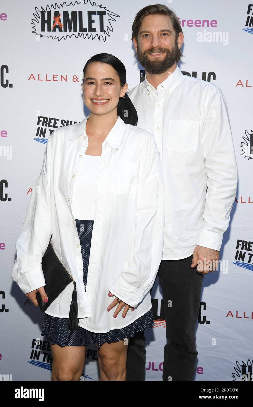 New York, USA. 28th June, 2023. (L-R) Ilana Glazer and David Rooklin ...