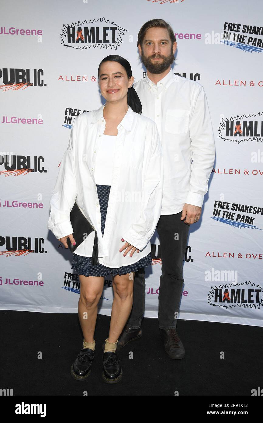 New York, USA. 28th June, 2023. (L-R) Ilana Glazer and David Rooklin ...