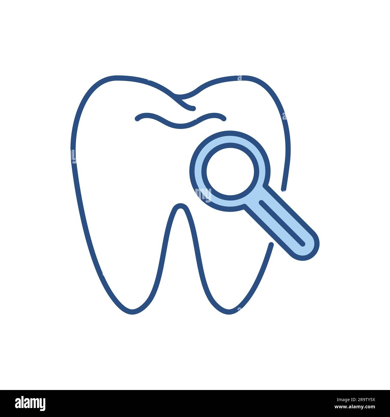 Dental Diagnostic Related Vector Icon. Dental Diagnostic sign. Isolated ...