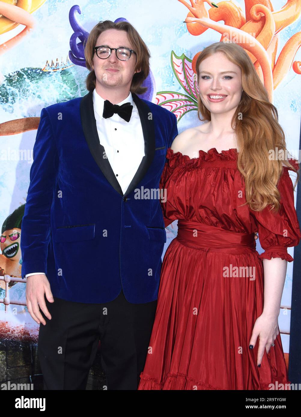 Los Angeles, California. 28th June 2023 Singer Ewan Phillips and Singer ...