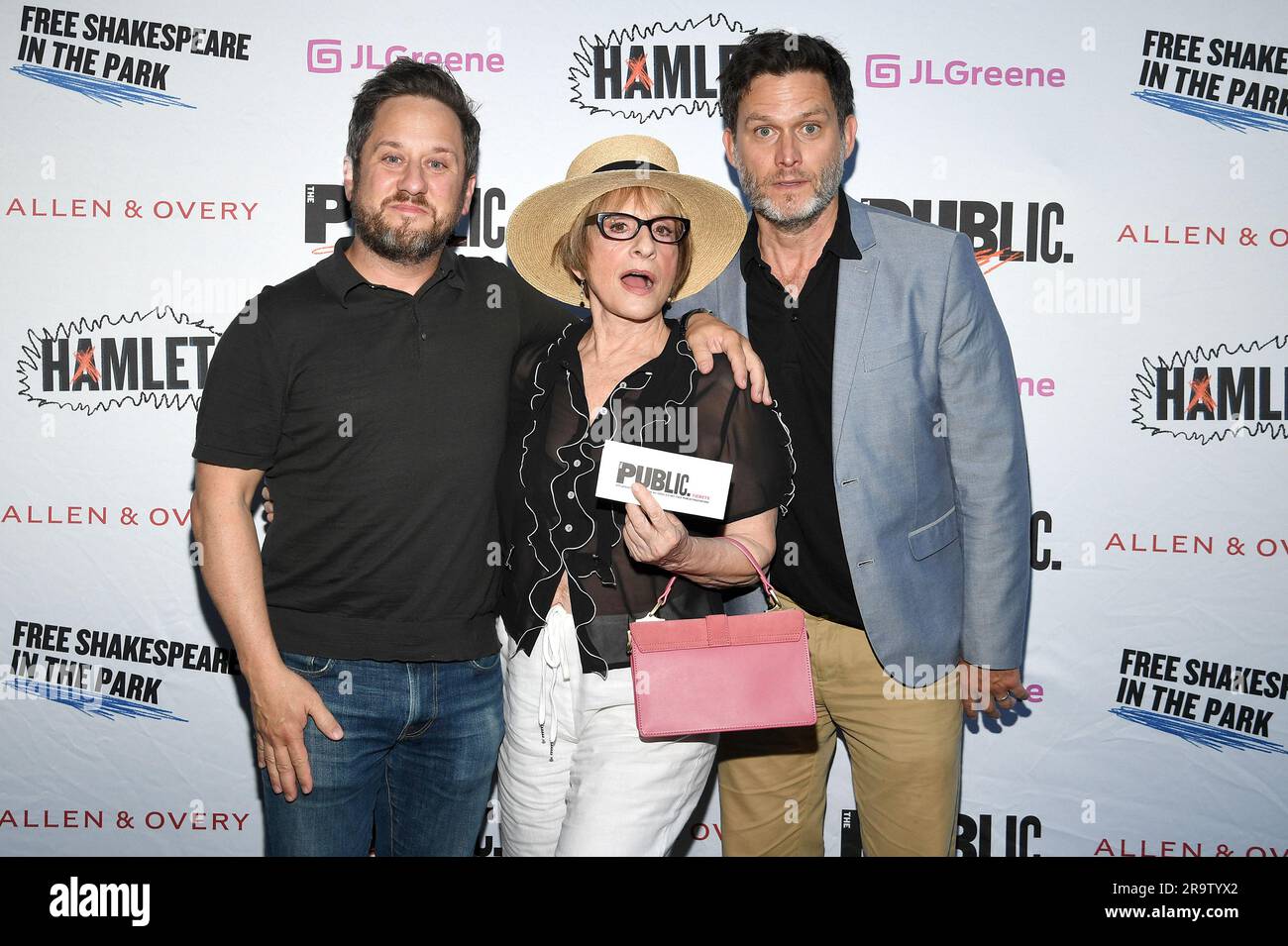 New York, USA. 28th June, 2023. (L-R) Chris Fitzgerald, Patti LuPone ...