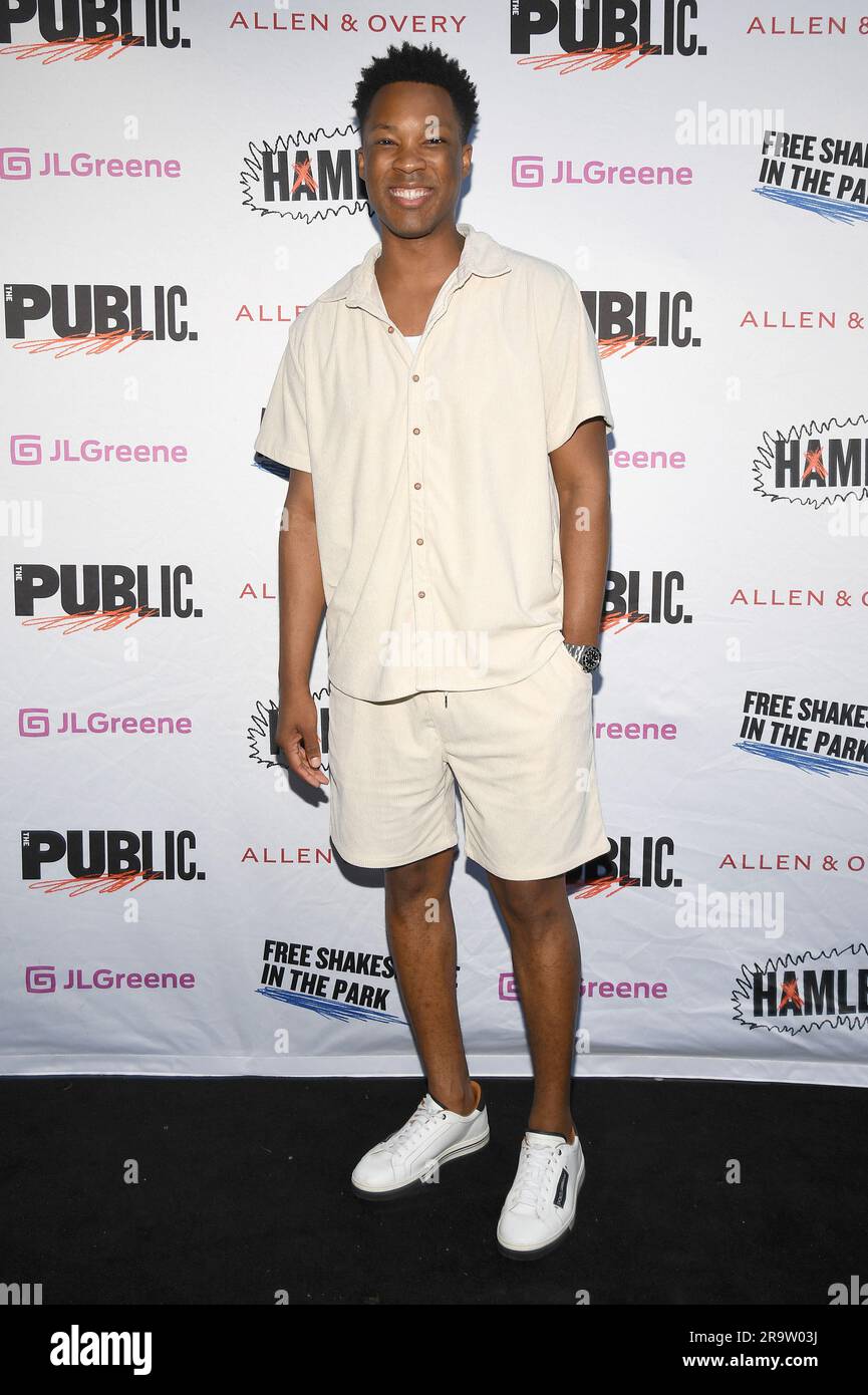 New York, USA. 28th June, 2023. Corey Hawkins attends the Opening Night ...