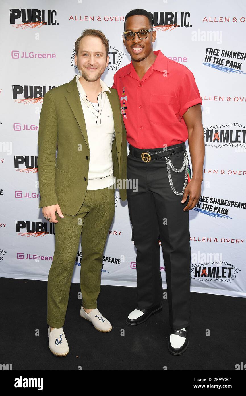 New York, USA. 28th June, 2023. (L-R) Nick Rehberger and Colby Lewis ...