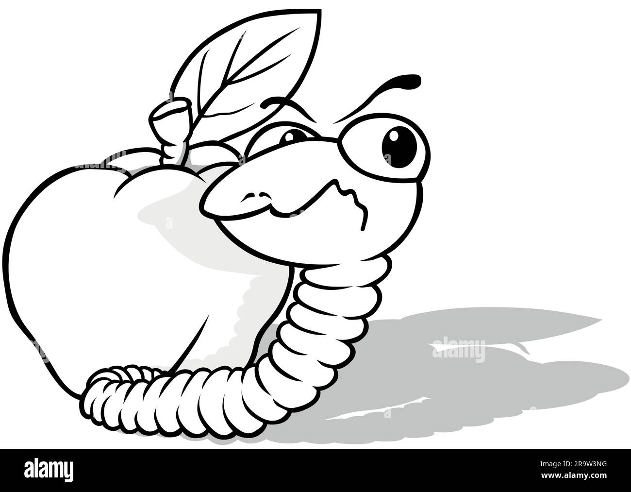 Plant isolated in front Black and White Stock Photos & Images - Alamy