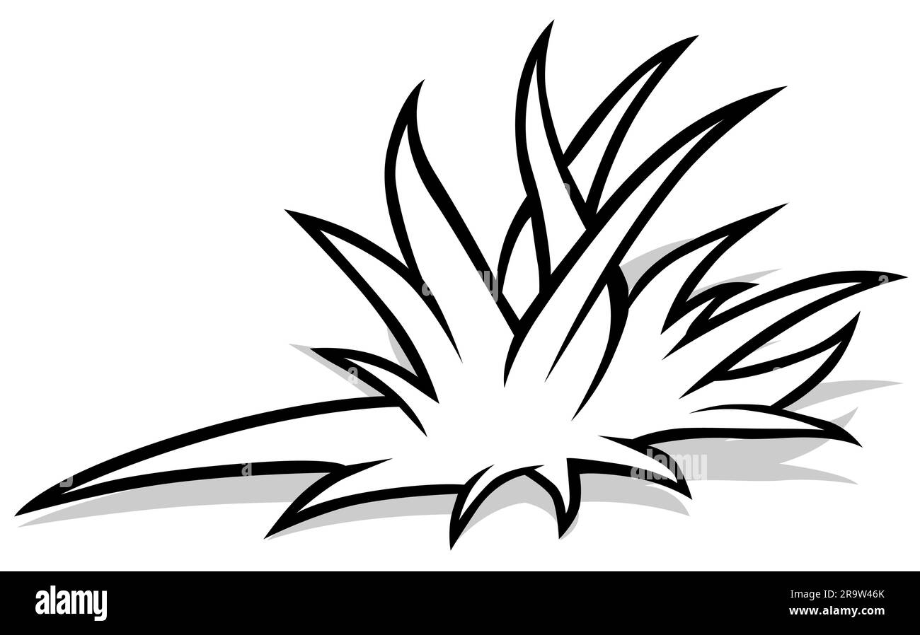A bunch of grass Stock Vector Images - Alamy